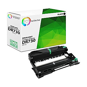 TCT Premium Compatible Drum Unit Replacement for Brother DR-730 DR730 Black Works with Brother MFC-L2750DW L2750DWXL, HL-L2370DW L2370DWXL Printers (12,000 Pages) - 2 Pack