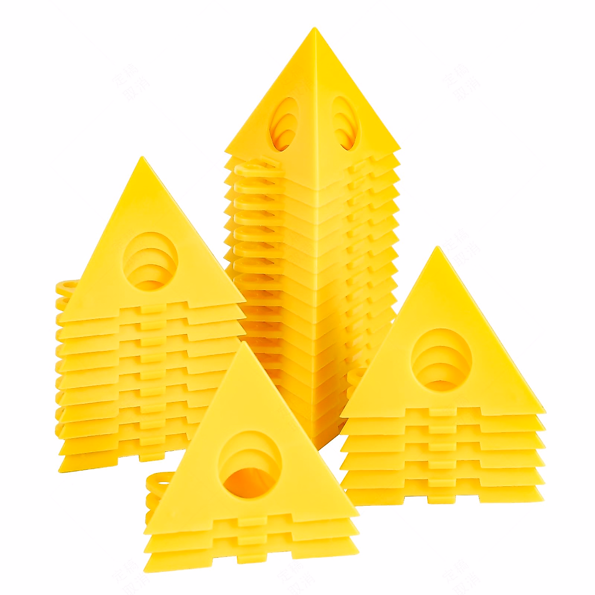 FDKJEJC Painters Pyramid Stands, 20pcs Paint Triangle Stands, Paint Stands for Painting, Mini Cone Paint Stands for Cabinet and Door Risers Support