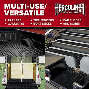 HERCULINER Black 6 Foot Truck Bed Roll on Bedliner Kit