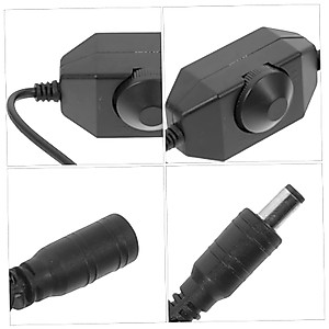 Light Modulator Outdoor Timer for Lights Single Color Led Controller Lighting & Ceiling Fans Mini Dimmer Plug Led Light Rotary Lamp to Rotate Light Bulb Appendix Plastic