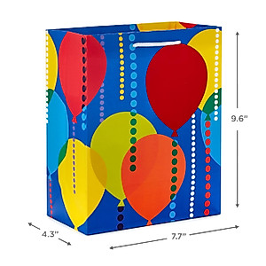 Hallmark Assorted Birthday Gift Bags (8 Bags: 4 Medium 9", 4 Large 13") for Kids, Teachers, Grandchildren, Adults, Siblings, Parties