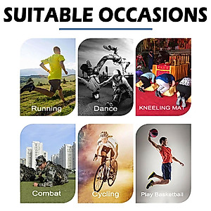 JYSW Knee Pads Comfortable Non-Slip, Thick Extra Foam Cushion for Scrubbing Floors, Gardening, Yoga & Construction, Soft Inner Liner, Strong Double Straps and Adjustable Easily