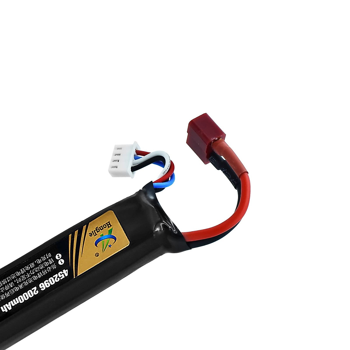 11.1V LiPo Airsoft Battery with Deans Connector 2000mAh 30C Rechargeable Stick Batteries for Airsoft Guns Airsoft Rifle