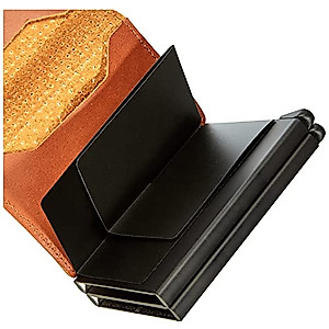 Secrid Twinwallet Preforated Cognac Wallet