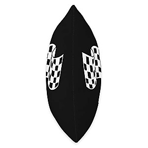 Racing The Race Gear And Gifts Checkered Flag Car Racing Throw Pillow, 16x16, Multicolor