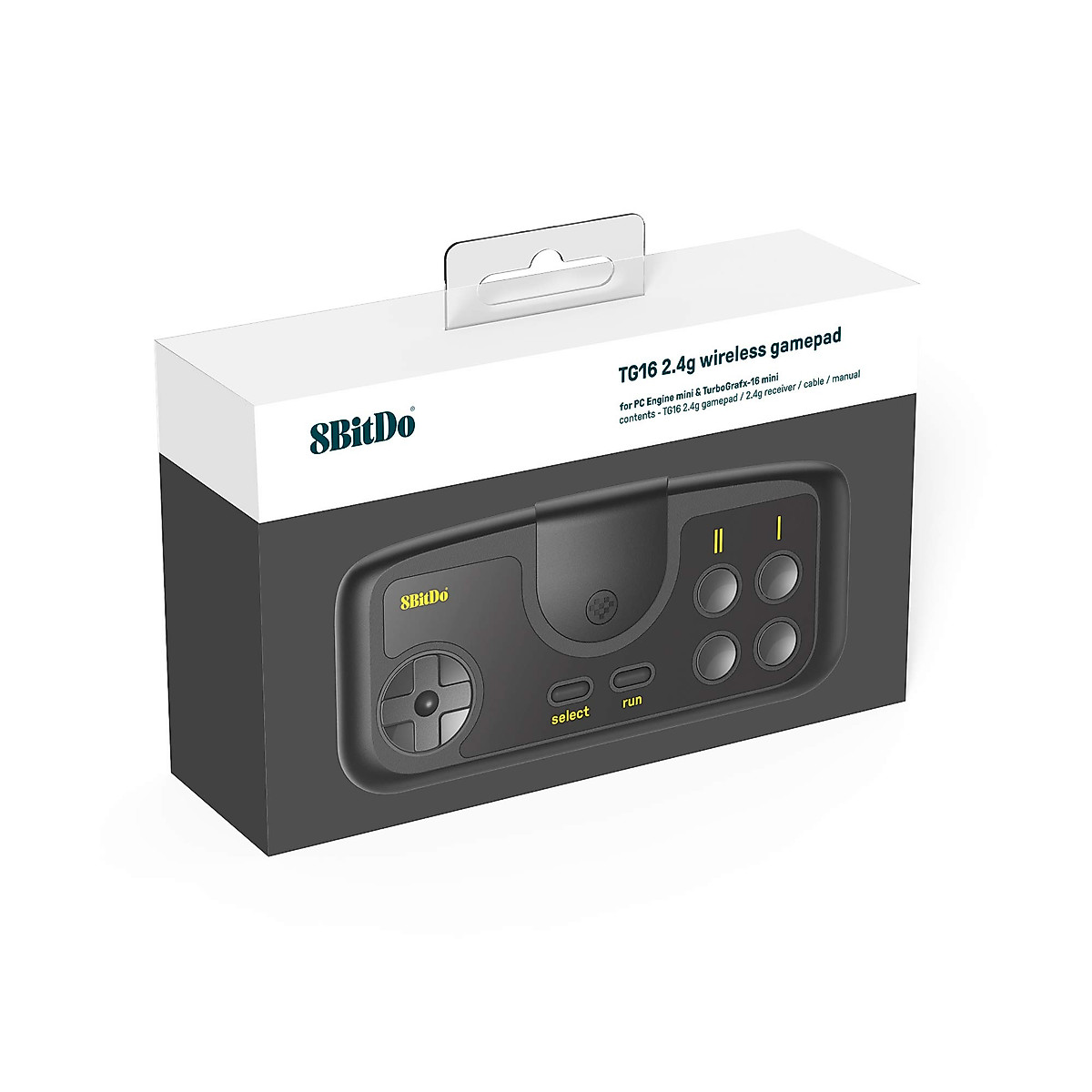 8Bitdo TG16 2.4G Wireless Gamepad for PC Engine Mini, PC Engine CoreGrafx Mini, TurboGrafx-16 Mini & Nintendo Switch (TG16 Edition)