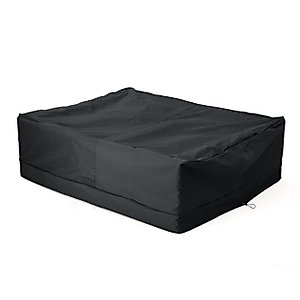 Christopher Knight Home Charlene Outdoor Waterproof Chat Set Cover, Gray