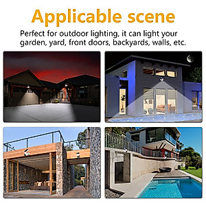 Fake Camera with Light, 360° Rotatable Dummy Security Surveillance CCTV Camera, Super Bright Outdoor Waterproof Solar Motion Sensor Light with Red Flashing Warning Light for Home Security