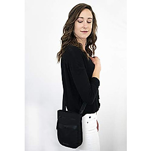 Sherpani Prima, Anti Theft Crossbody Bag, Travel Bag, Small Shoulder Bag, Cross Body Bag, Purses for Women (Carbon)