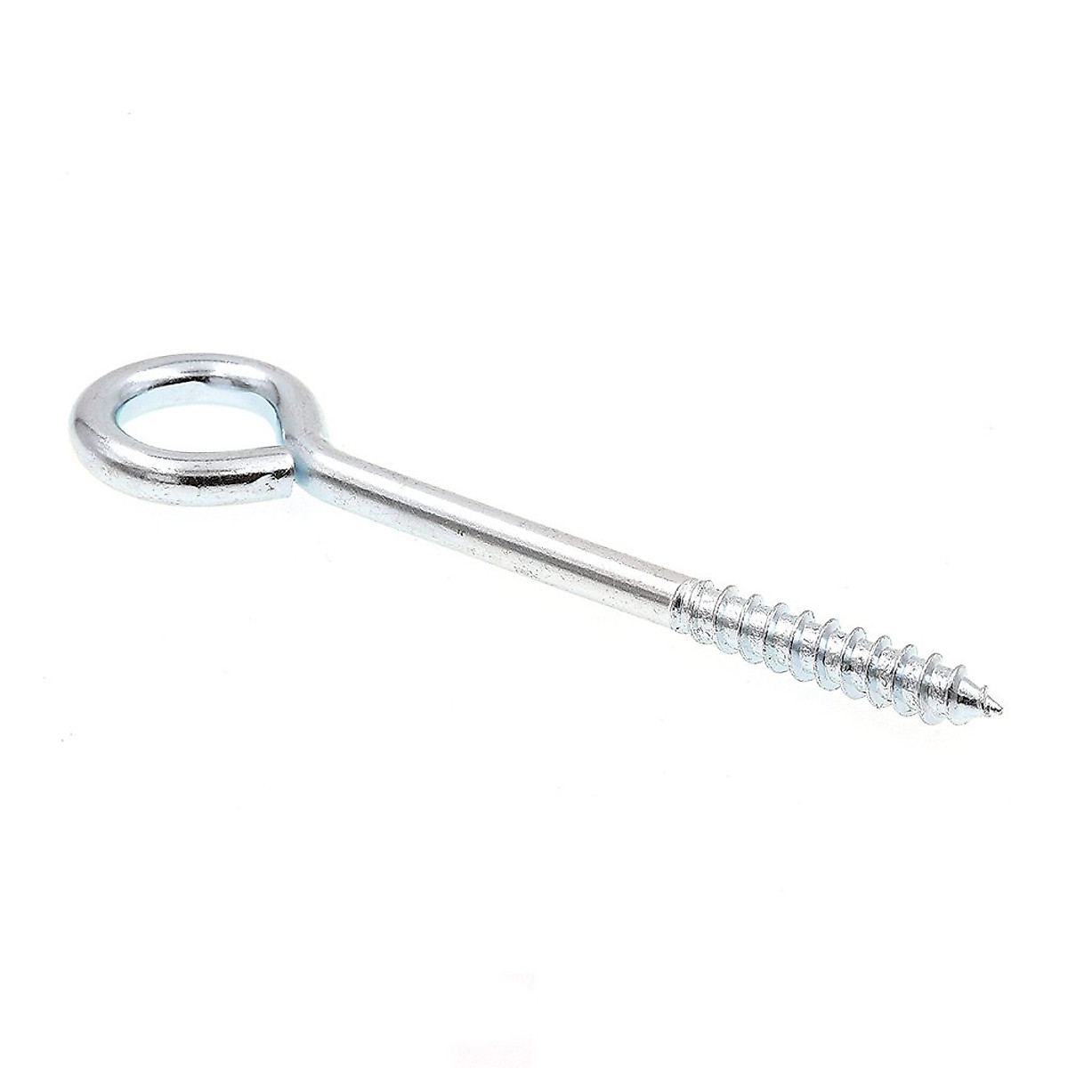 Prime-Line 9067428 Screw Eye, Lag Thread, 1/4 in X 3-3/4 in, Zinc Plated Steel, Pack of 10