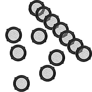 20 Packs Stainless Steel Filter Garden Hose Washer, Self Locking Tabs Keep Washer Firmly Set Inside Fittings with 40 Mesh for 3/4 Inches Garden Hose and Water Faucet
