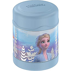 THERMOS FUNTAINER 10 Ounce Stainless Steel Vacuum Insulated Kids Food Jar, Frozen 2