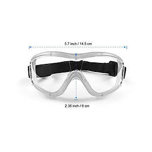 COMLZD kids safety glasses kids safety goggles children's sports outdoor goggles science laboratory eye protection glasses (White)