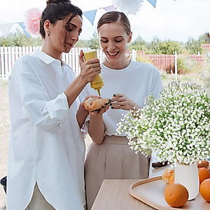 DYYHSDPU Baby Breath Artificial Flowers Bulk(12 pcs) Upgrade Faux Flowers Gypsophila, for Home Garden Decoration, Wedding Party, DIY Bouquet Filler. (White)