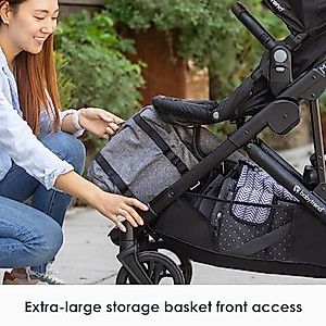 Baby Trend Morph Single to Double Modular Stroller Travel System with EZ-Lift™ PLUS Infant Car Seat, Dash Black