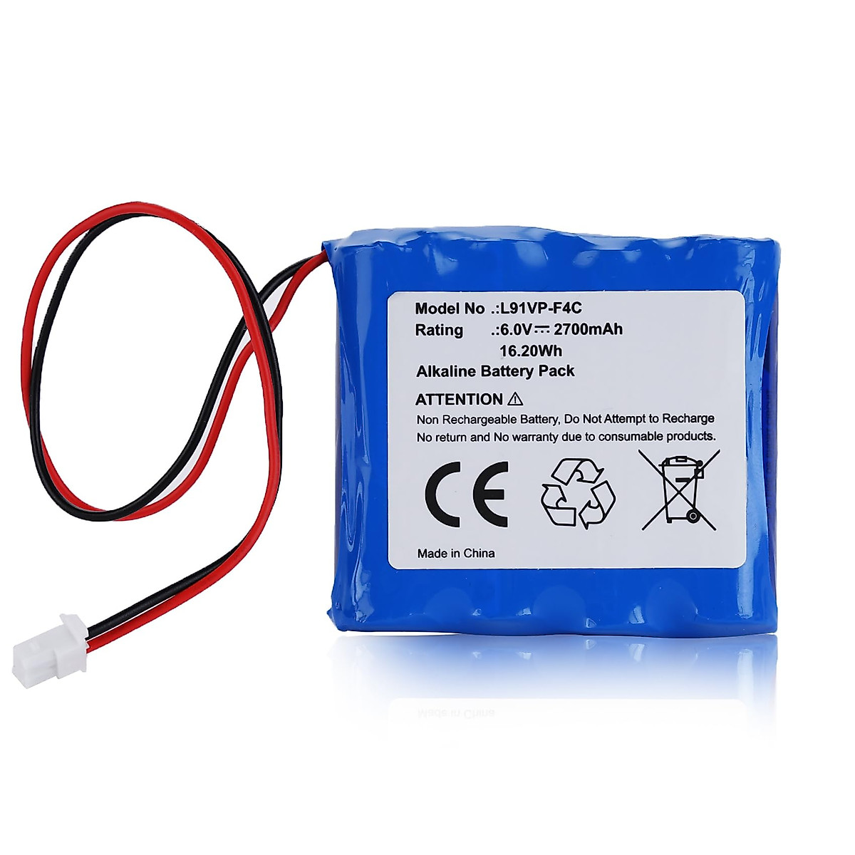 BCXY GPRHORW01018 Battery Replacement for PureI ES8 Hand Sanitizer Dispenser, L91VP-F4C Battery