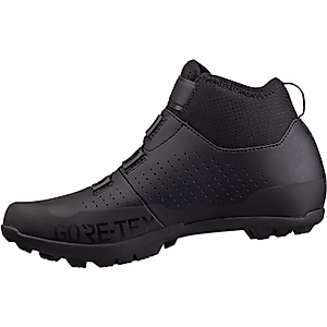 Fizik Unisex GTX Gore-Tex Cycling Shoe, Black, 8-8.5 US Men