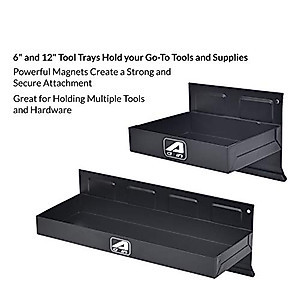 Aain Magnetic Toolbox Tray Set, Tool Box holder Accessories for Tool Organizer,Garage Storage, 2 Trays, Can Caddy, Paper Towel & Screwdriver Holder (A049)