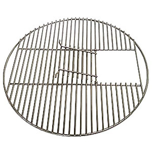 BBQSTAR Grill Grate 18.5-inch Round Stainless Steel Cooking Grate for Large Big Green Egg, Vision, Kamado Joe Classic Joe Series Kamado Ceramic Charcoal Grills