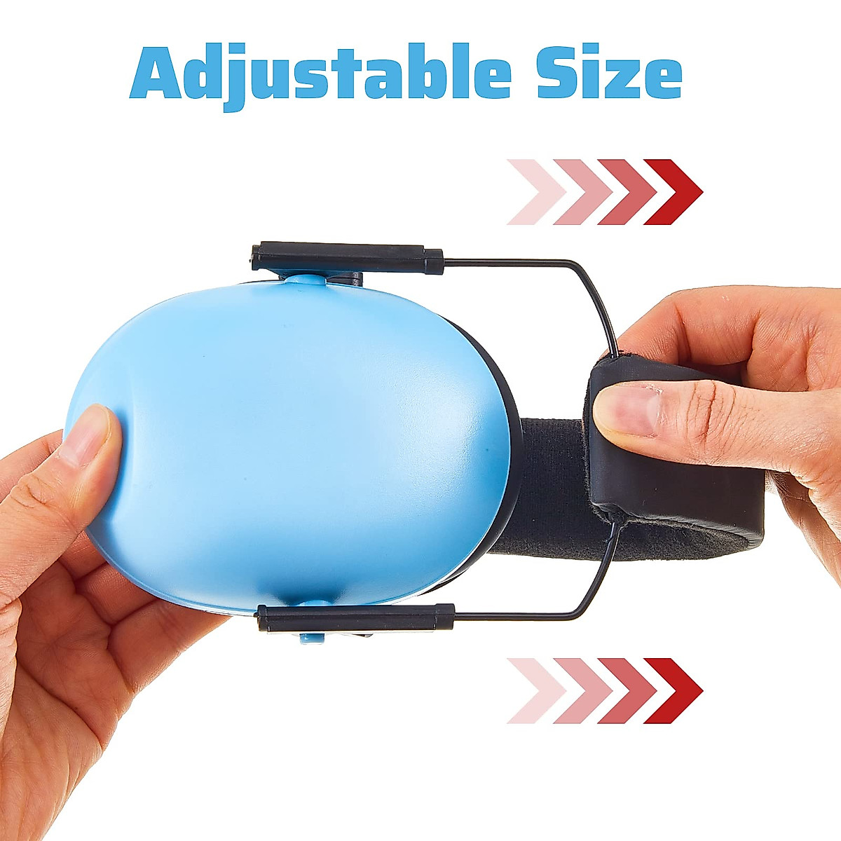 Amylove 6 Pcs Kids Ear Protection Headphones 27db Noise Reduction Adjustable Earmuffs for Autism Sensory Toddler Children(Green Pink Blue,Novel Style)