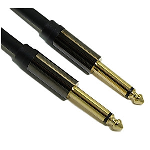 MyCableMart 100ft Premium 1/4" Mono (TS) Guitar Cable, Male to Male, 18AWG, Gold Plated