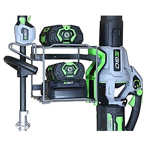 C2M Lawn Power Tool Organizer Wall Mount Rack Hanger for Leaf Blower and Weed Eater - Grey