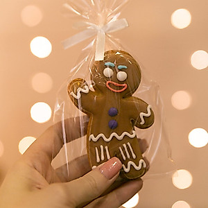 Yotelab Cellophane Treat Bags, 5x7 Inches Cookie Bags With Twist Ties,Clear Cello Treat Bags for Candy,100 Pcs Party Favor Bags