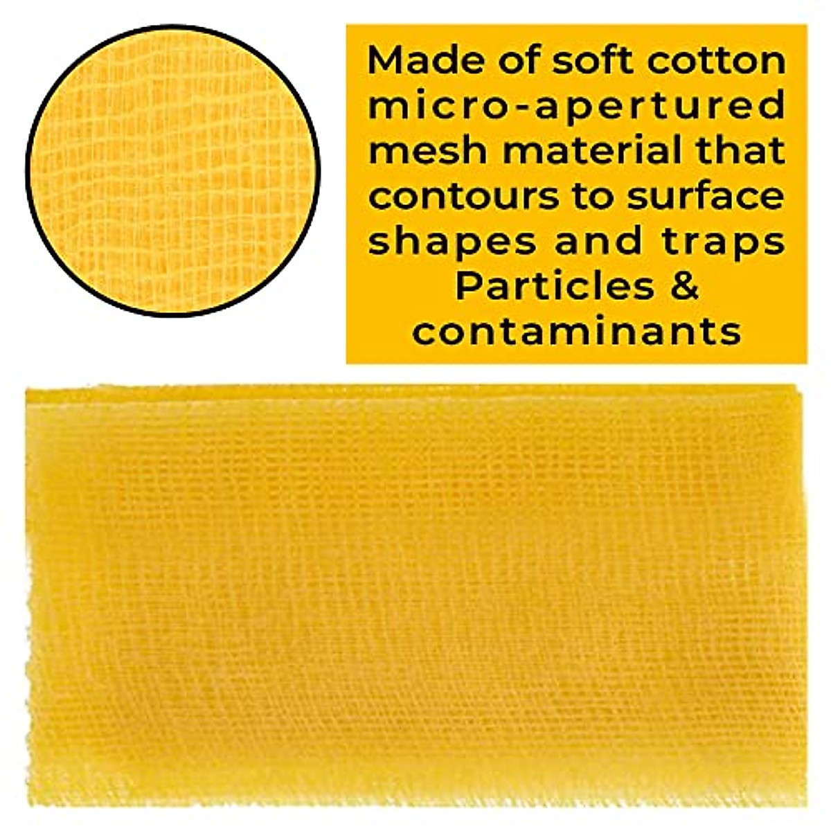 Eshazu Superior Tack Cloths (Box of 06) - Tack Rags for Woodworking and Painters Professional Grade - Removes Dust, Sanding Particles, Cleans Surfaces - Wax and Silicone Free, Anti-Static