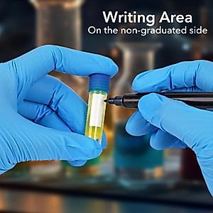 Estresen 2ml 500PCS Cryo Tubes, Cryogenic Vial, Cryovial Tubes, Frozen Test Tubes, Plastic Self-Standing Tubes with Screw Caps, for Long Term Freezing