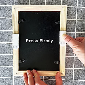 Karsbarwe 48-Pairs(96 Strips) Small Picture Hanging Strips Heavy Duty,Hook and Loop Tape,Water-Resistant Adhesive Strips for Frame Hanging,No Tools Wall Hanging Strips