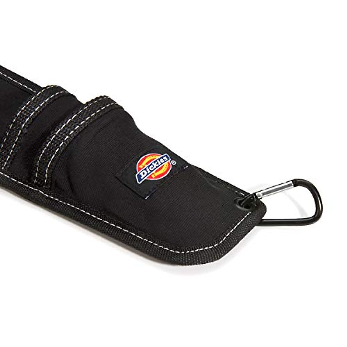Dickies Utility Knife Sheath for Belt, Durable Canvas with PVC Cut-Resistant Sheath Lining, 2-inch Belt Loop, Black