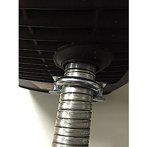 GenExhaust Universal Generator 1" Steel Exhaust Extension 10 inch Length.