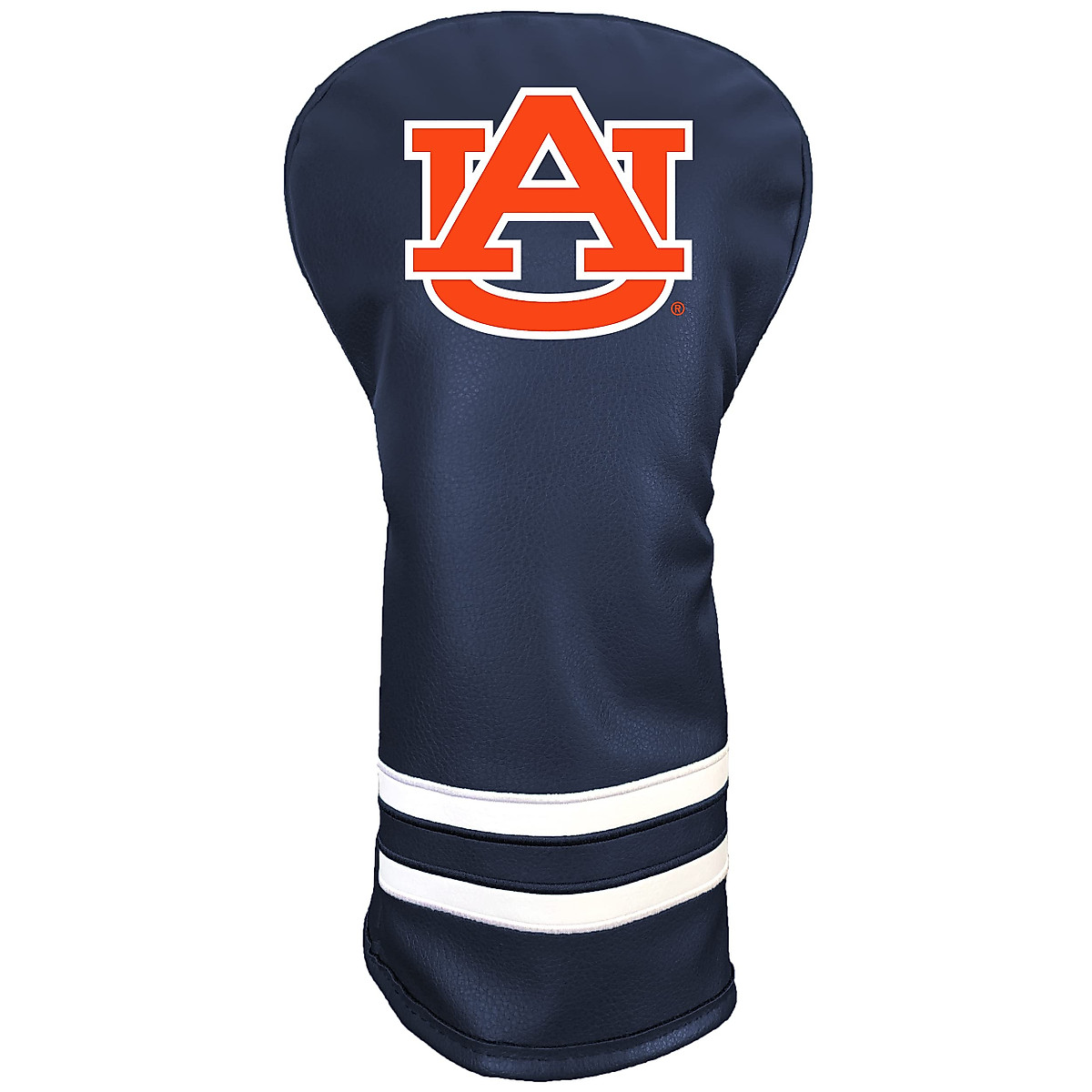 Team Golf NCAA Auburn Vintage Driver Headcover - Printed Team Golf NCAA Vintage Driver Golf Club Headcover, Form Fitting Design, Retro Design with Fleece Lining for Extra Club Protection