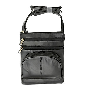 MARSHAL Unisex Cross Body Genuine Leather Bag Wallet