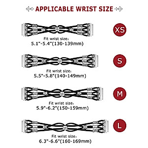 Beaded Bracelet Band Compatible with Samsung Galaxy Watch 6&5&4 40mm 44mm/Watch 6 Classic 43mm 47mm/Watch 5 Pro 45mm/Watch 4 Classic/Active 2/Watch 3 Women, 20mm TOYOUTHS Boho Stretchy Charms Solo