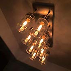 Rolay Vintage Edison Bulbs, 25W Clear Glass Antique Vintage Old Fashioned E26 Incandescent Light Bulbs, 1 Pack