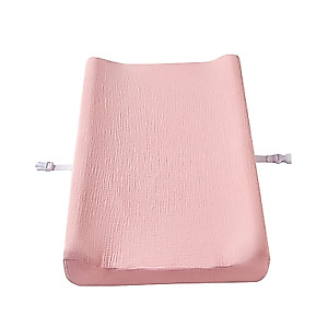 Muslin Changing Pad Cover,Ultra Soft Breathable Diaper Changing Table Cover for Baby Boys Girls,Neutral Fitted Changing Pad Sheets