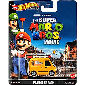 Hot Wheels Mario Movie Plumber Van 1:64, (HKC19)