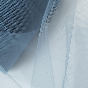 Efavormart 6" x 300 feet Wedding Tulle Roll for Party Decorations Banquet Event Sewing DIY Crafts Fabrics Sewing - Dusty Blue