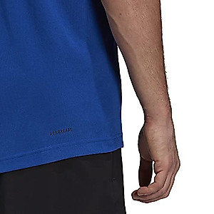 adidas mens FR Tee Team Royal Blue/Black Medium