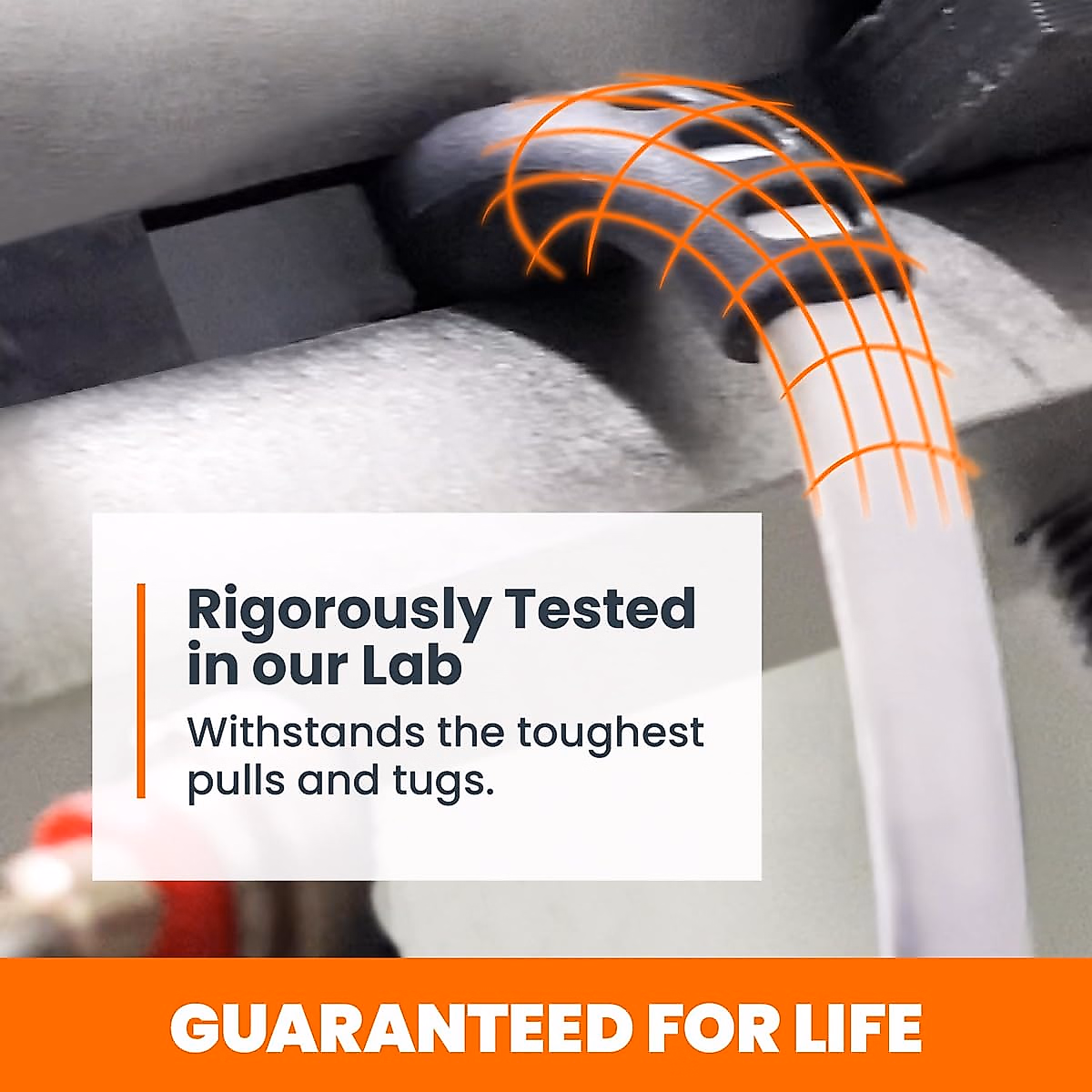 Ventev ChargeSync Alloy Apple Lightning Cable | Universally Compatible with iPhone Devices, Fast Charging, Tangle-Resistant Cord, Mfi Certified, No-Fray Durability | 4Ft Steel Gray (509320)