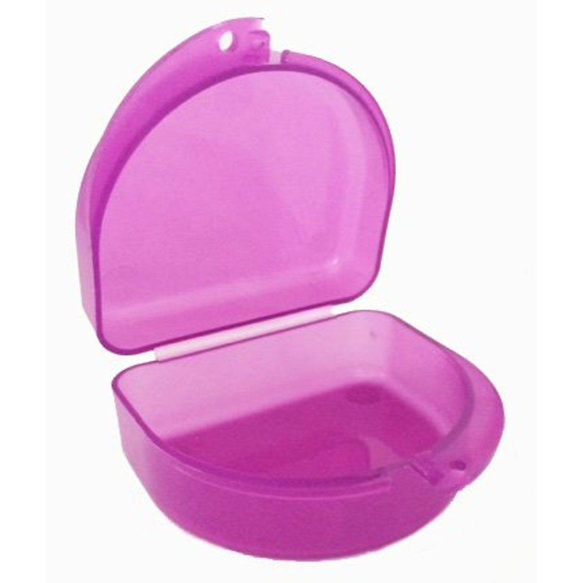 Zumoe Lacrosse Mouthguard Case Retainer Case - Lacrosse Sticks (Purple)