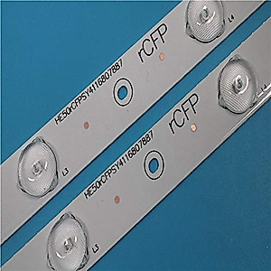 LED Backlight Strip Replace for TV for Hjjsense LED50K320U LED50EC590UN Modified Aluminum Lamp for Hjjsense-50-HD500DU-B01-11X6-3030C-3S1PX2 Lamp 6V Lamp 6