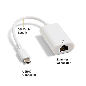 NXT Technologies NX52348 Network Adapter, USB-C to Ethernet