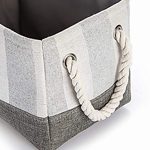 Home Zone Living Storage Basket with Cotton Rope Handles, VS19215E