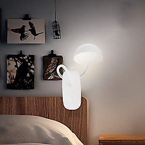 Eye-Caring Clip-on Desk Lamp Charging Plug-in LED Eye Protection Touch Dimming Energy-saving Learning Night Light for Student Dormitory Bed Office lamp (Color : Pink)