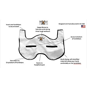 Happy Moose Accessory Set for Original Peloton Bike (Black Trim)