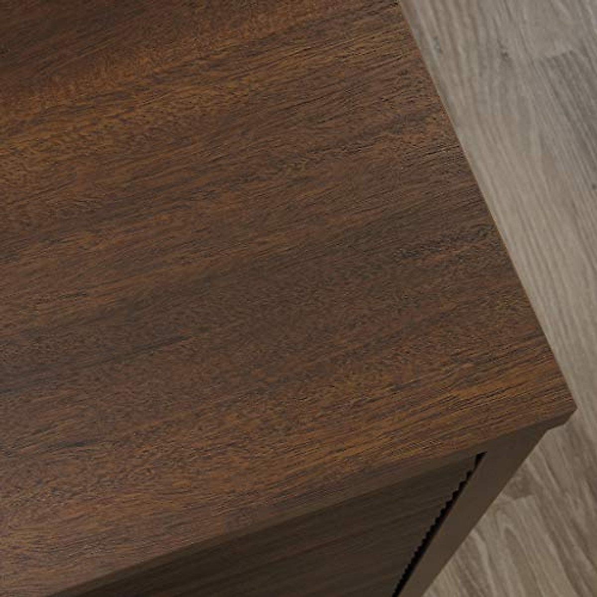 Sauder 426914 Englewood L-Desk, Spiced Mahogany™ Finish