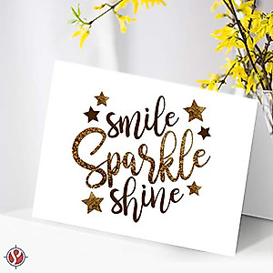 Greeting Cards Set – 4.25 x 5.5 Blank White Cardstock and A2 Envelopes Perfect for Business, Invitations, Bridal Shower, Birthday, Interoffice, Invitation Letter, Weddings and All Occasion – Set of 25