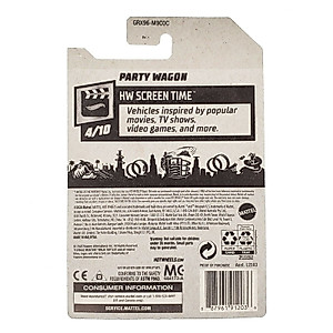 Hot Wheels Teenage Mutant Ninja Turtles Screen Time ~ Party Wagon - 4/10